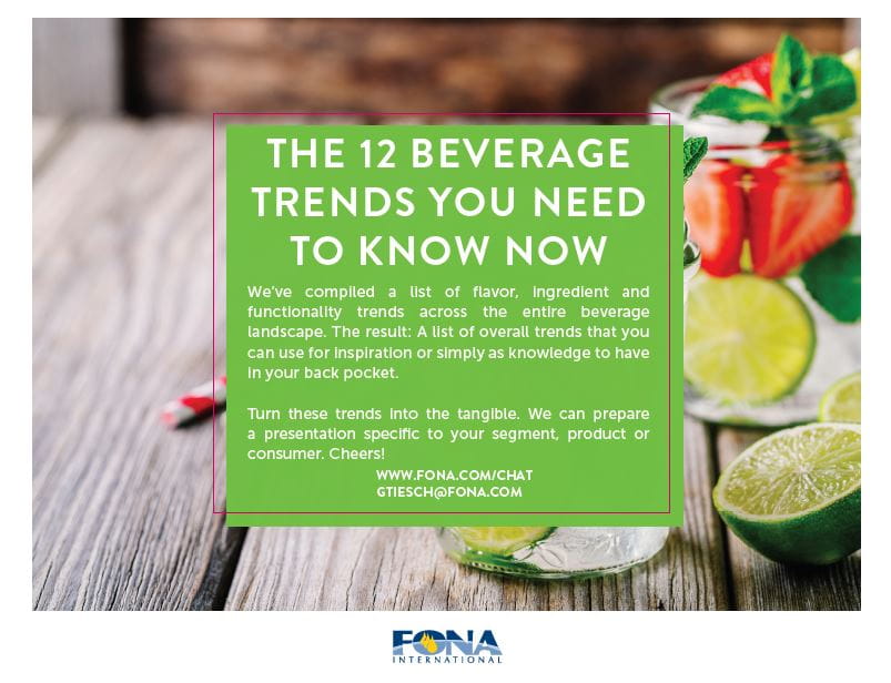 The 12 Beverage Trends You Need to Know Now